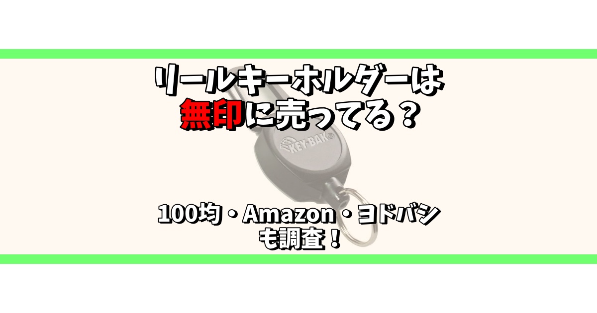 リールキーホルダーは無印に売ってる？100均・Amazon・ヨドバシも調査！ | どこで買う安く買う販売店情報サイト｜BuyWrite MORE